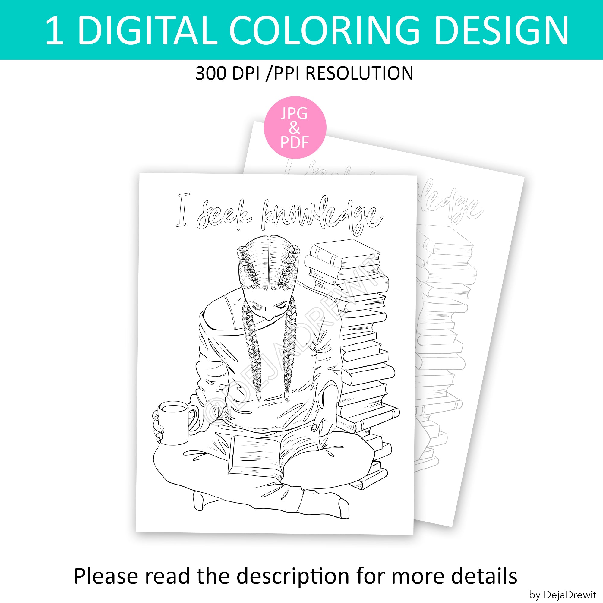 knowledge coloring pages